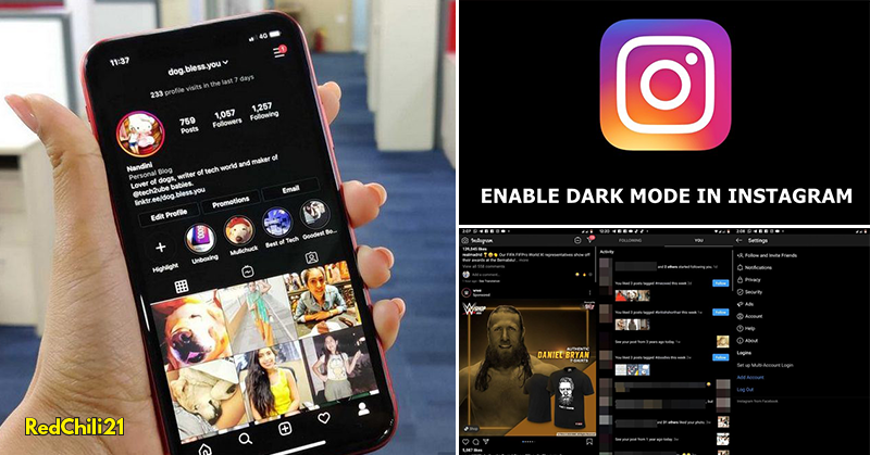 Instagram Finally Joining The Dark Side !!! - RedChili21 MY
