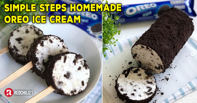 Make Your Own Homemade Oreo Ice-Cream Roll With Only 4 Ingredients ...