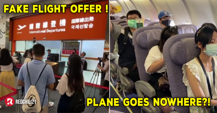 Taiwan Offers Fake Flight Where Passengers Check-in and Boarding a ...