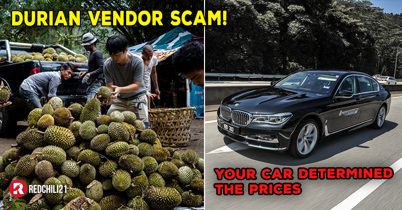 Malaysian Durian Vendors Price The Fruit According To Your Car's Price ...