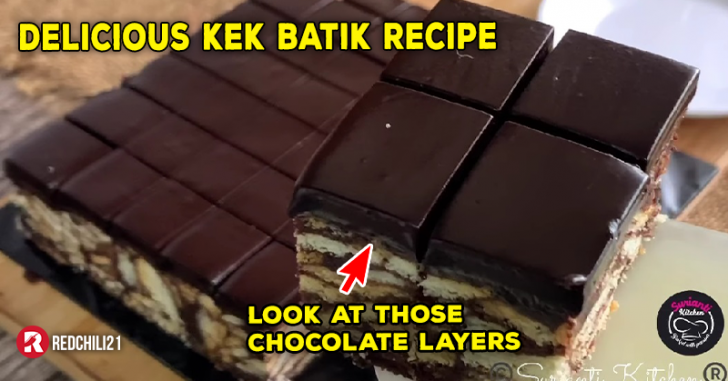Chocolate Goodness! Easy Viral Kek Batik Recipe - RedChili21 MY