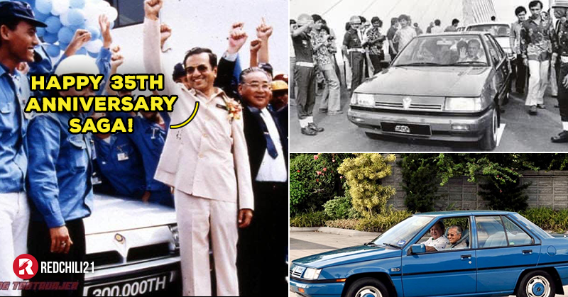 Tun Dr. Mahathir Posted Photographs Of Memories For Proton Saga's 35th ...
