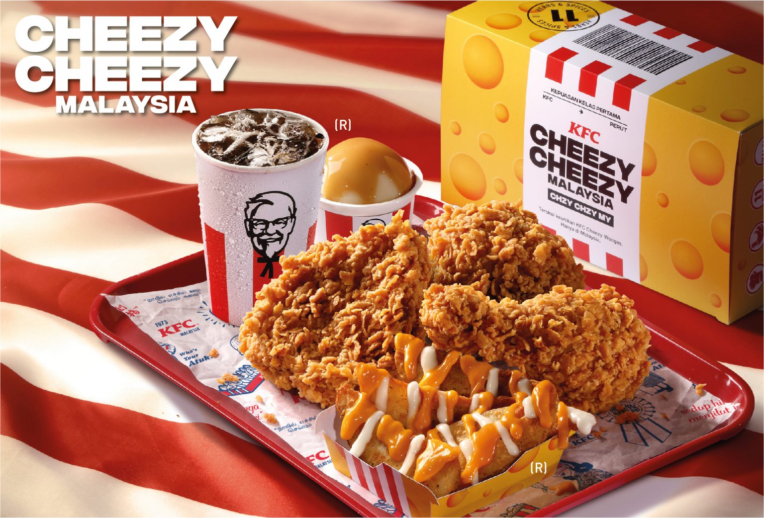 For Merdeka Month, KFC Released Special New Cheezy Cheezy Malaysia And ...