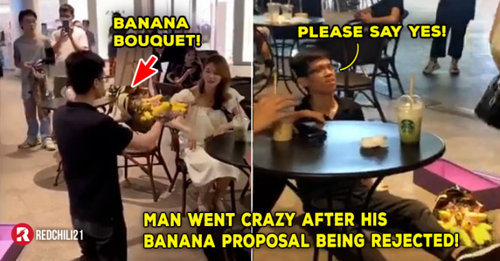 Man Went Crazy After His Banana Proposal Being Rejected By His Crush ...