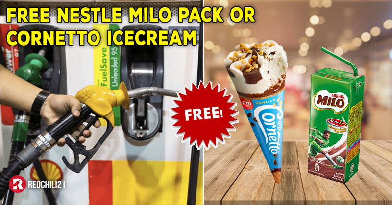 Get FREE Nestle Milo Pack or Cornetto Ice-cream in Shell! - RedChili21 MY