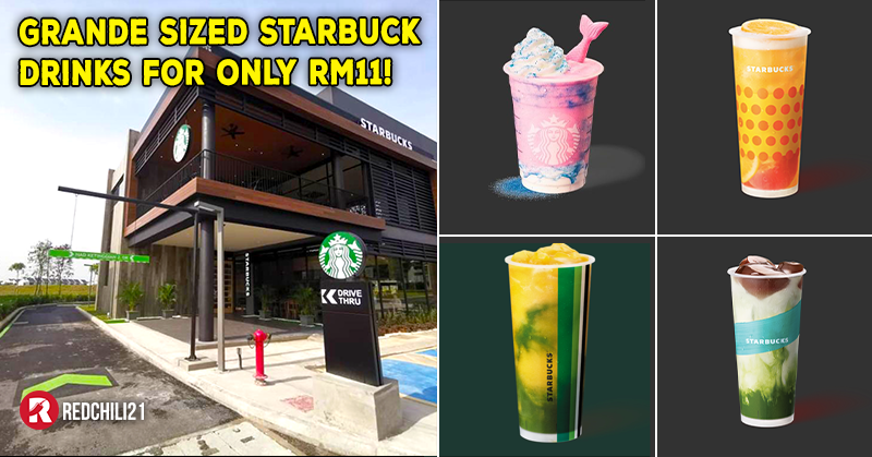 You Can Get These 7 Types Of Grande Sized Starbucks Drink For Only RM11 ...