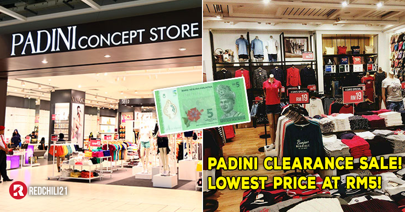 Get a Product As Low As RM5 From Padini! Padini is Having a Clearance ...