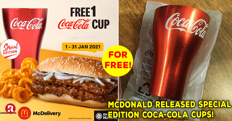 McDonald Released Free Special Edition Coca Cola Cups For The Coca Cola ...