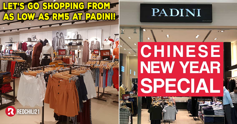 Padini Is Having Chinese New Year Sale! Let's Go Shopping From As Low ...