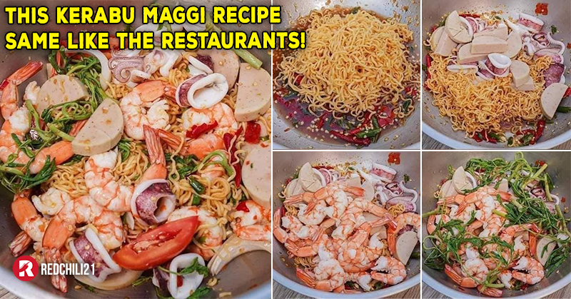 Like At The Thai Restaurant, This Kerabu Maggi Is Delicious And Easy To ...