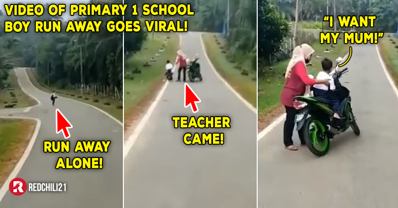 Video of Primary 1 Schoolboy Run Away Goes Viral! Netizen says," He is ...
