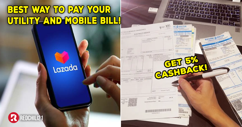 5% Cashback With Lazada Wallet For Bill Payment & Mobile Top-Up! Pay ...