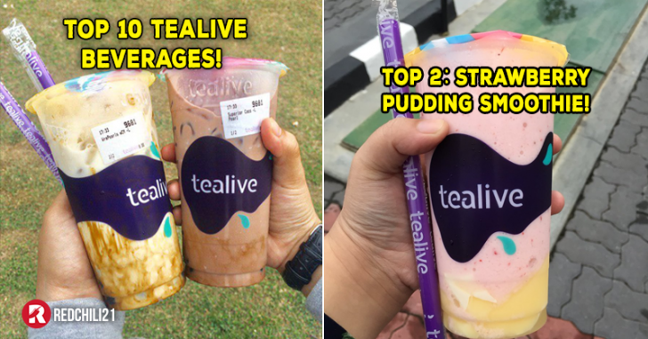 TOP 10 Tealive Beverages! Couldn't believe Top 1 Isn't Their Signature ...