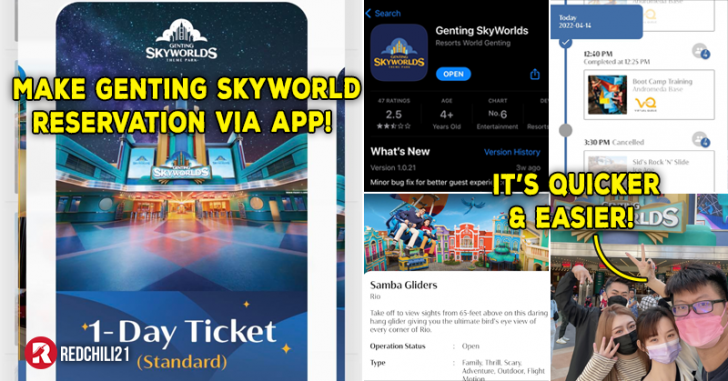 Netizen Shares Steps To Make VQ Reservations For The Rides via Genting ...