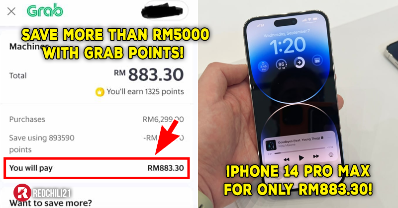 Redeem iPhone 14 Pro Max With Grab Points & Only Top Up RM883?! Comment ...