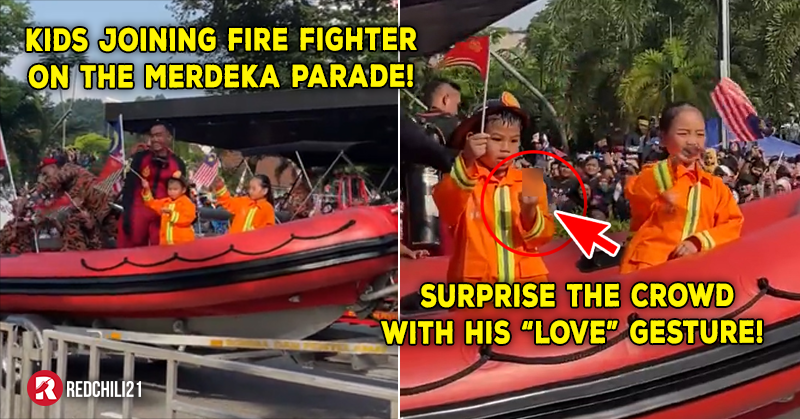 Little Boy Steals the Show at Merdeka Parade: Showing Middle Finger ...