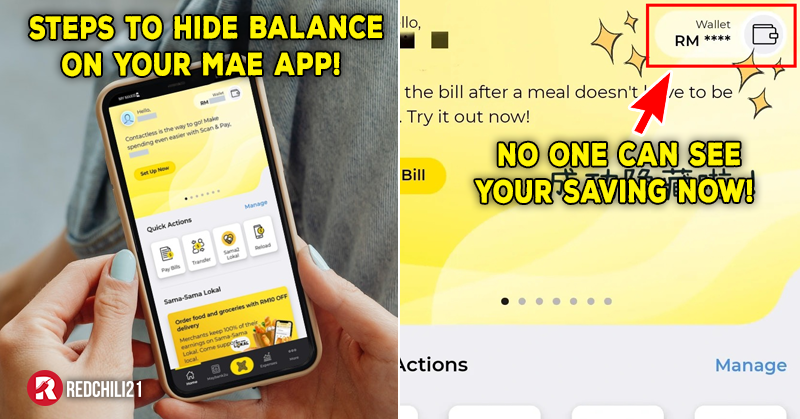 Feeling Insecure MAE App Showing Your Acc Balance?! 3 Simple Steps to 【Hide Balance on Dashboard ...