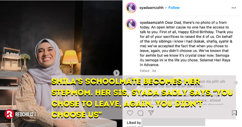 Shila's Schoolmate Becomes Her Stepmom. Her Sis, Syada Sadly Says,"You ...