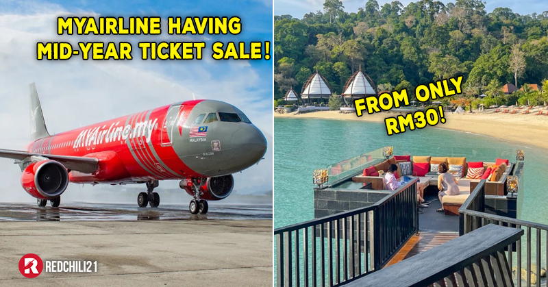 Fly With MyAirline For As Low As RM30 On Their Mid-Year Travel Sale! - RedChili21 MY