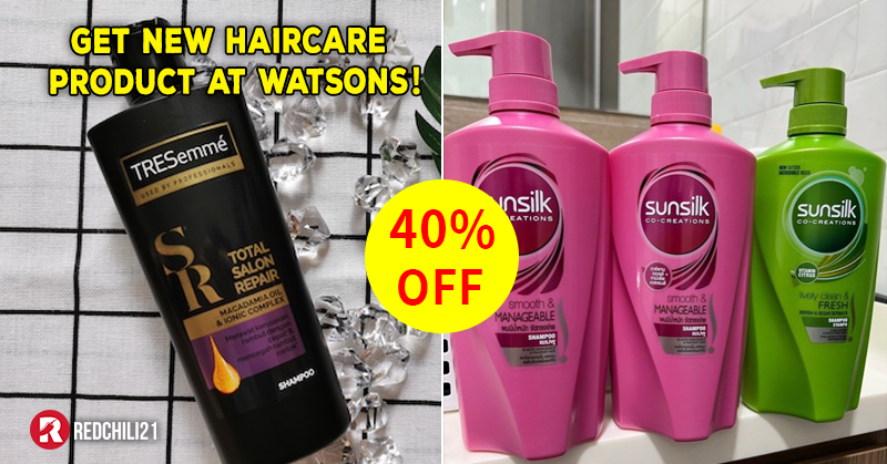 Enjoy 40% OFF On Watsons Hair Care Products! - RedChili21 MY