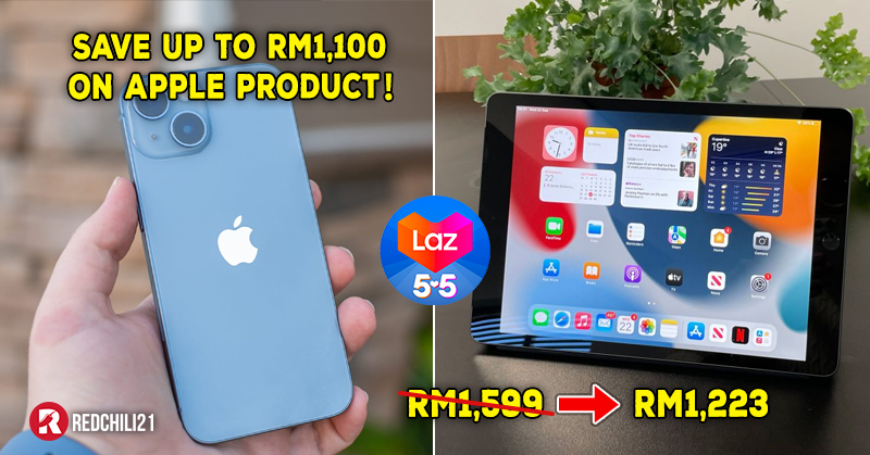 Save Up To RM1,100 On Apple Products And Extra Discount With Lazada ...