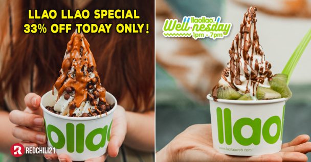Enjoy llao llao On Special Wednesday For 33% OFF! - RedChili21 MY