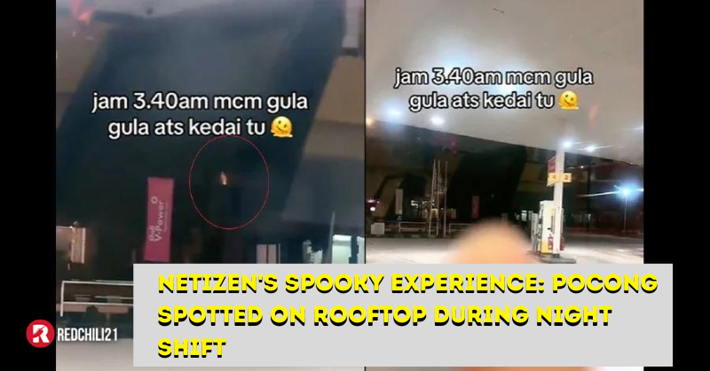 Netizen's Spooky Experience: Pocong Spotted on Rooftop During Night ...